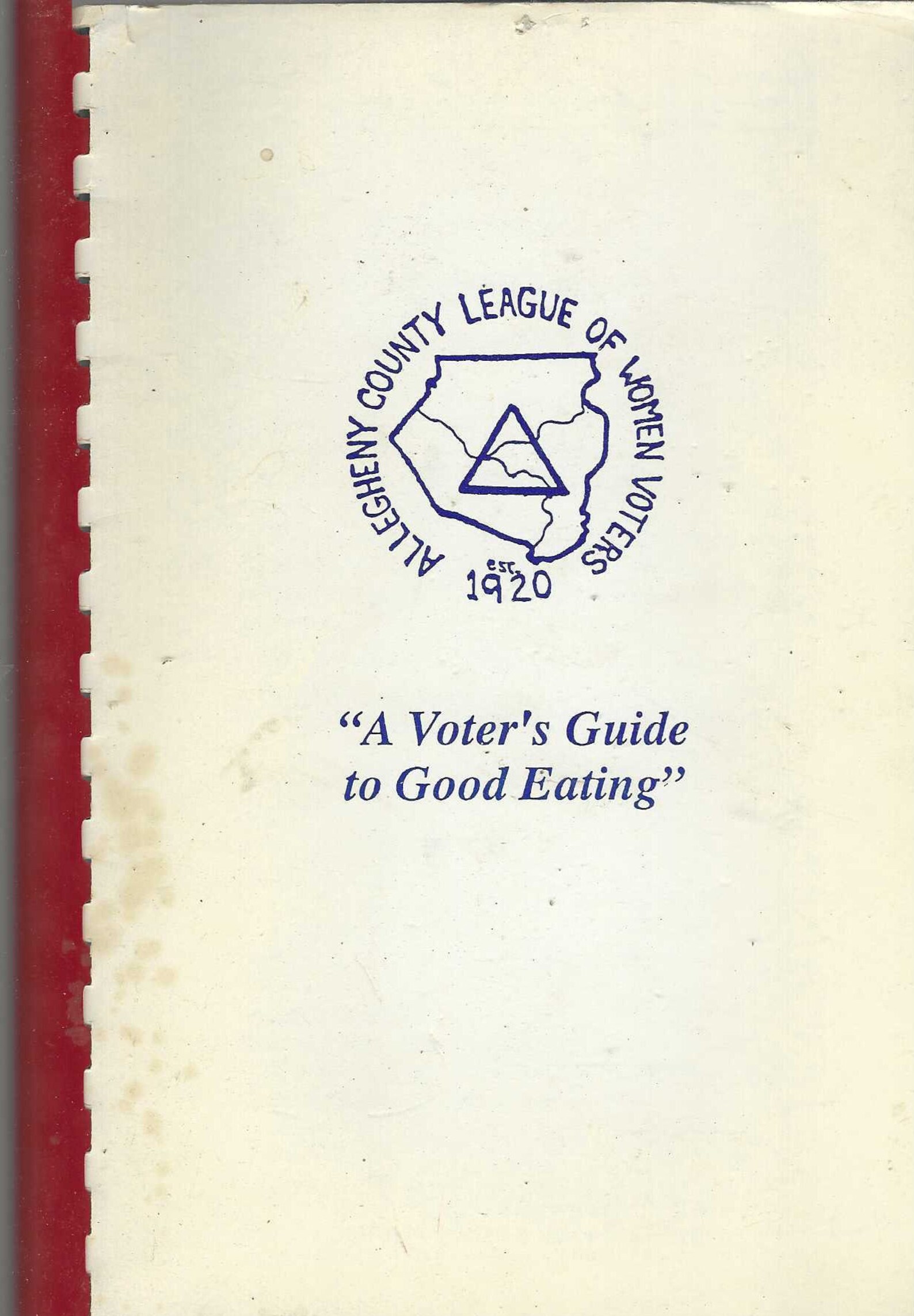 Pittsburgh Pennsylvania Vintage 1991 Allegheny County League of Women ...