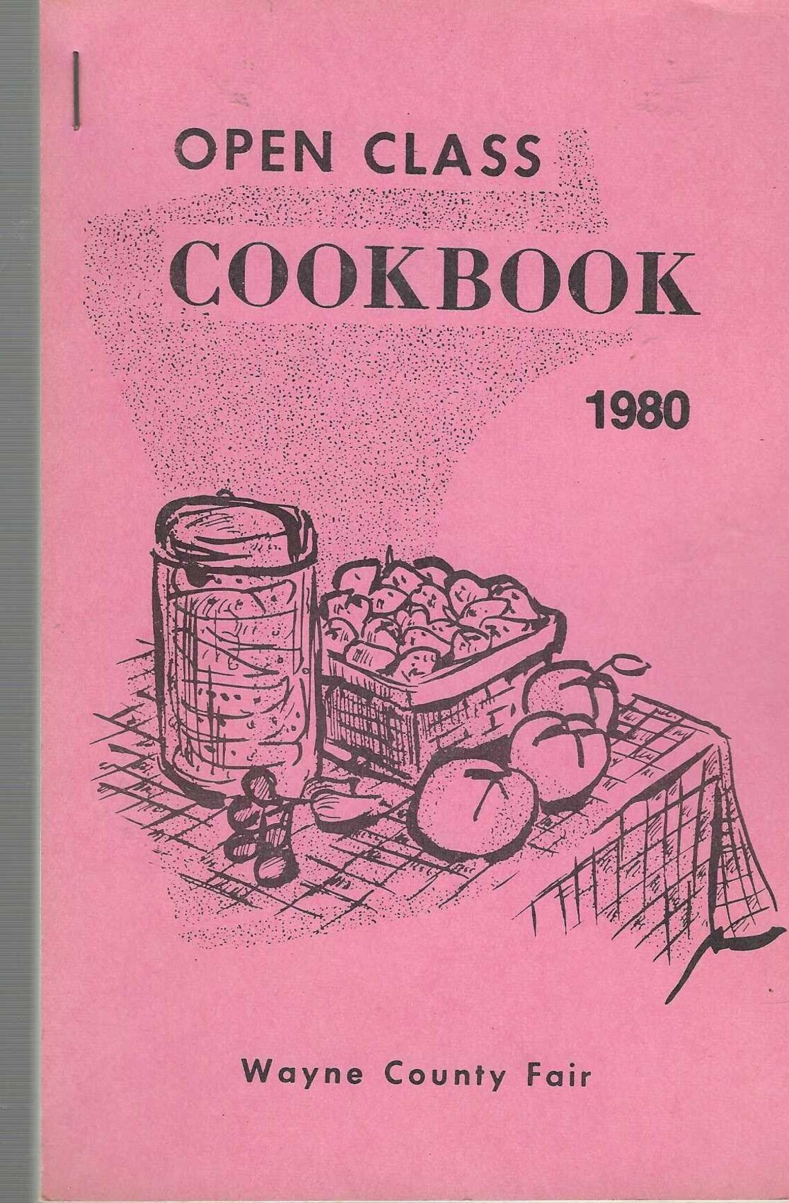 Wayne Michigan Vintage 1980 County Fair Open Class Cookbook MI ...