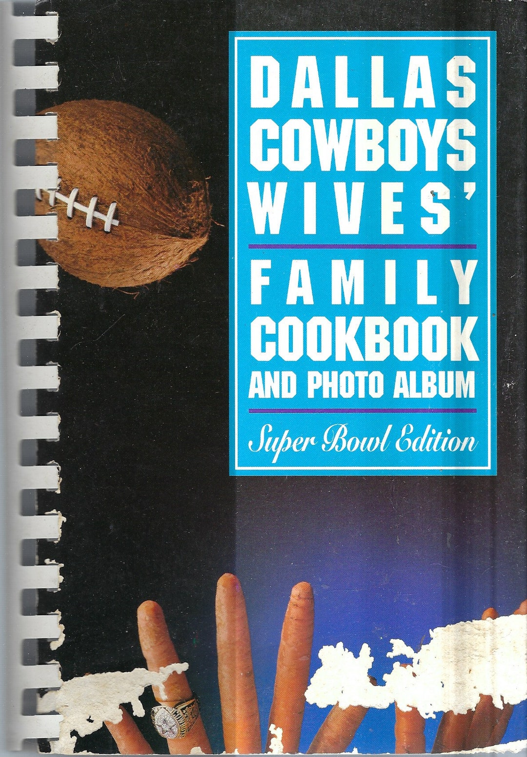 Dallas Texas Vintage 1993 Cowboys Football Team Wives Family Cookbook ...