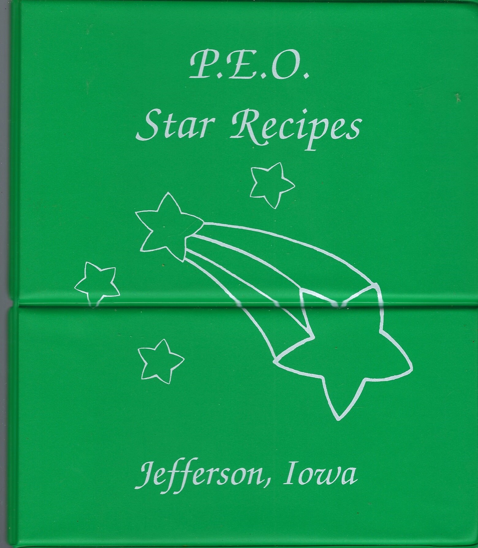 Jefferson Iowa vintage 1993 PEO Club Star Recipes Cookbook | Etsy
