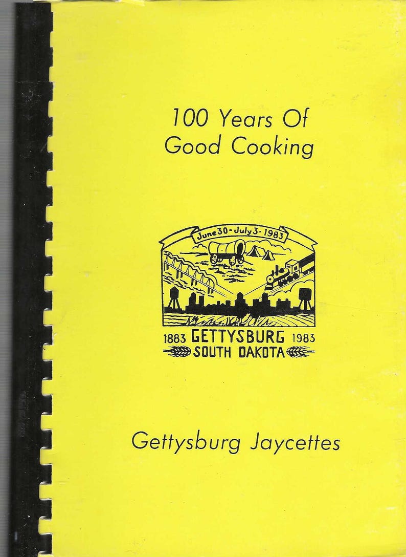 Gettysburg South Dakota Vintage 1982 Jaycettes 100 Years of Good ...