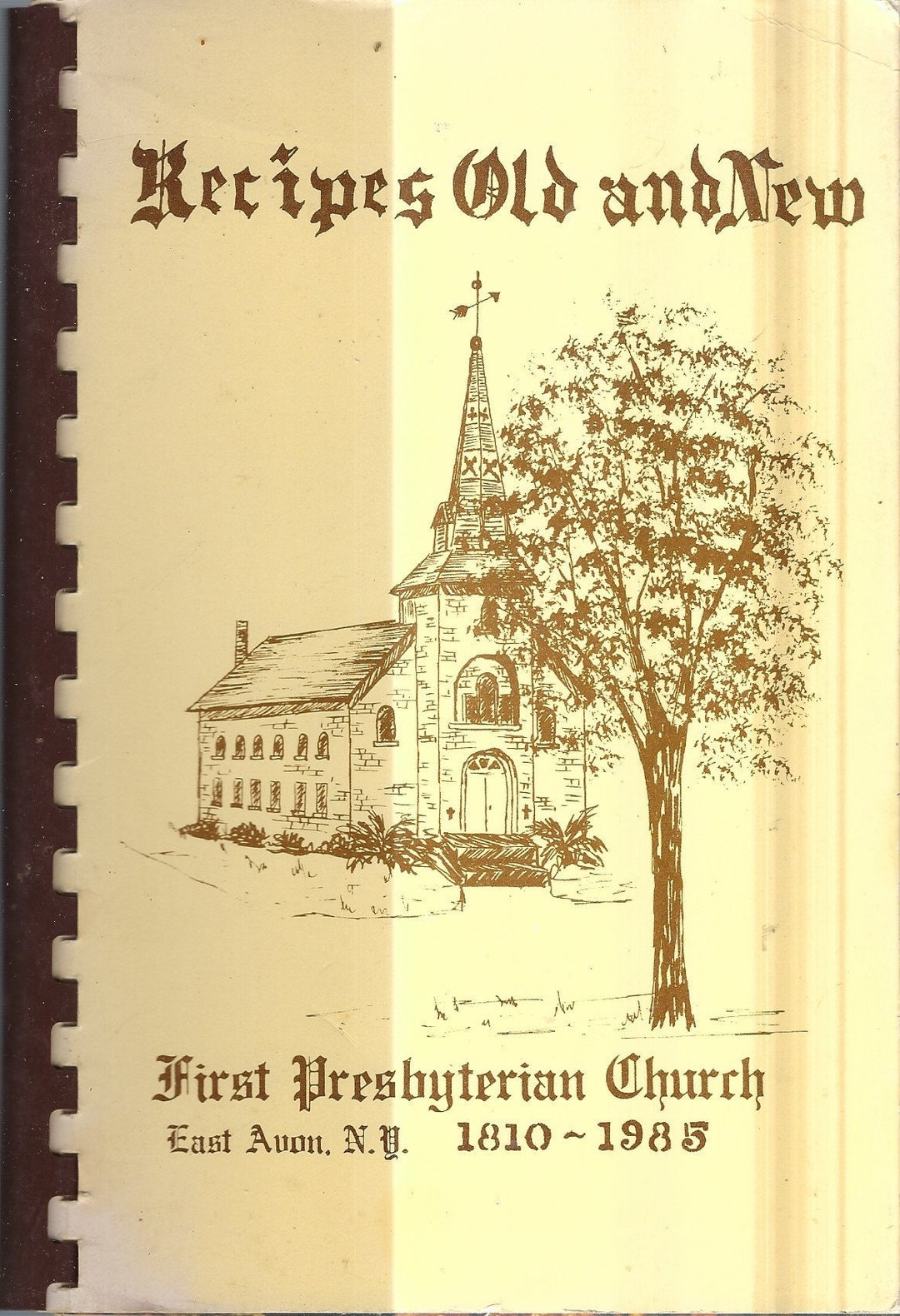 East Avon New York Vintage 1985 First Presbyterian Church Recipes Old ...