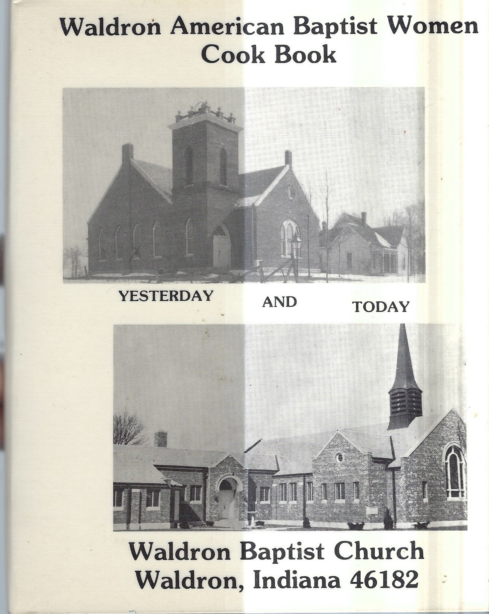 Waldron Indiana Vintage 1984 American Baptist Women Church Cookbook IN ...