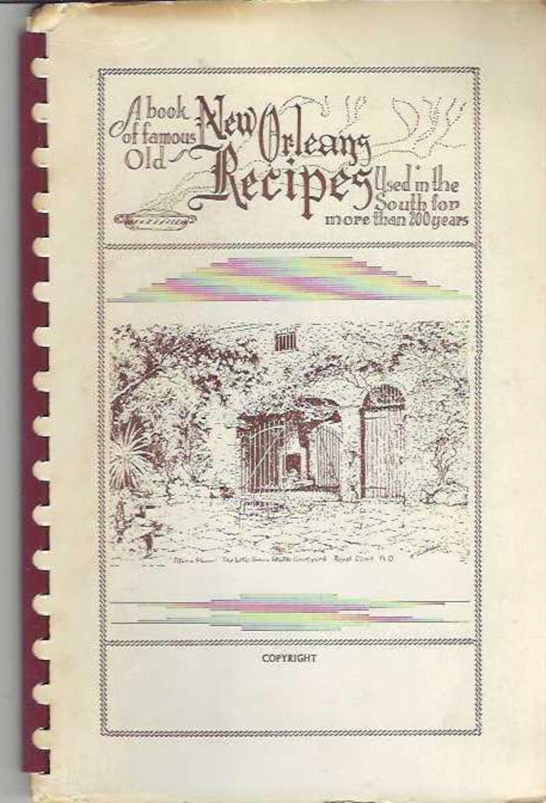 A Book of Famous Old New Orleans Creole Recipes Cookbook Louisiana ...