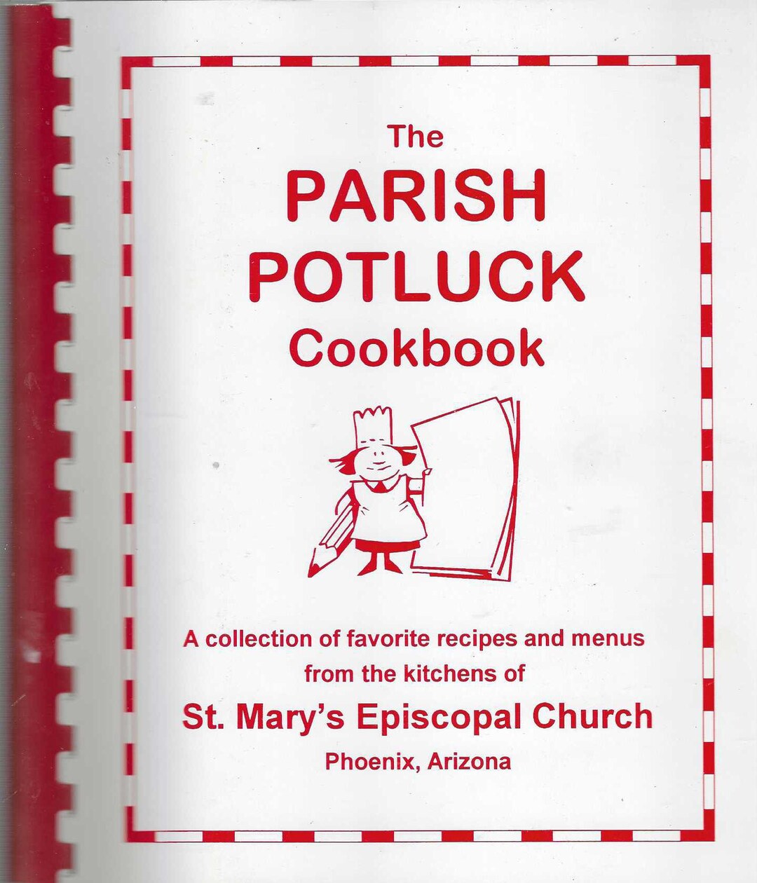 Phoenix Arizona Vintage 1995 St Mary's Episcopal Church Parish Potluck ...