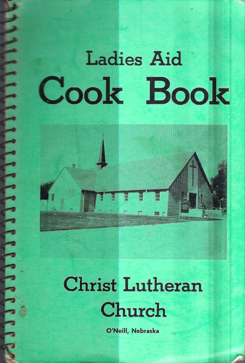 O'neill Nebraska Vintage 1960s Christ Lutheran Church Ladies Aid ...
