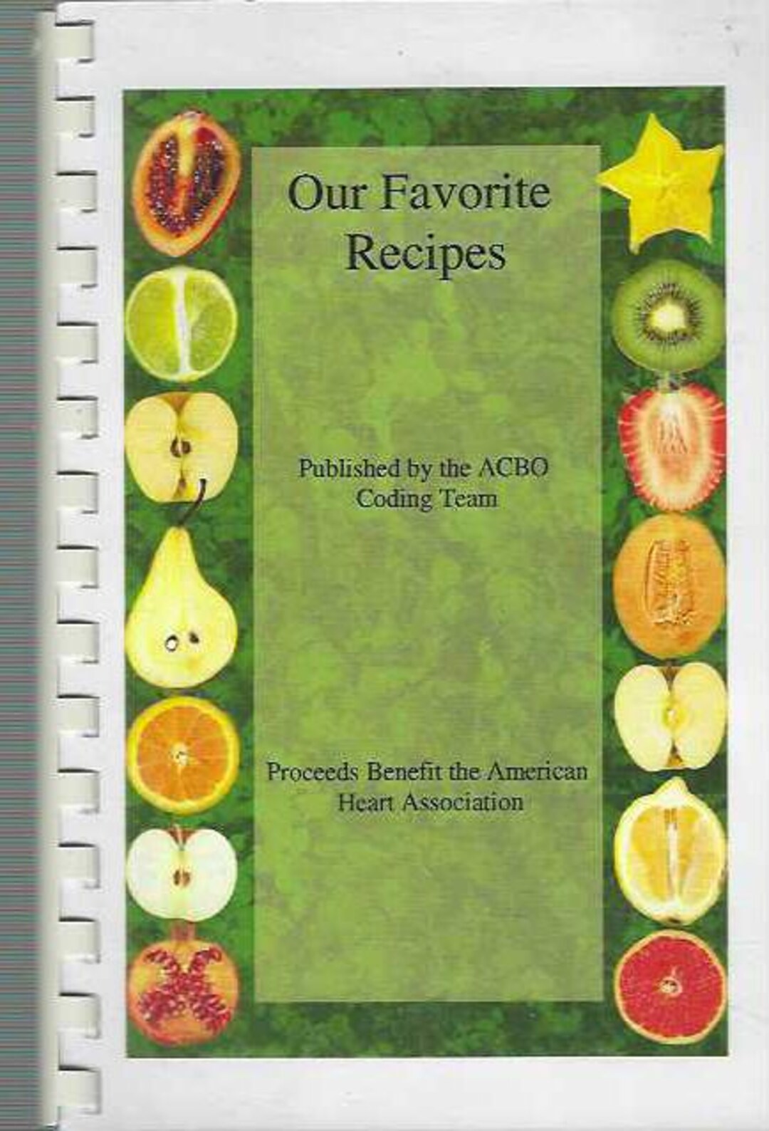 Tampa Florida Vintage ACBO Coding Team Our Favorite Recipes Cookbook FL ...