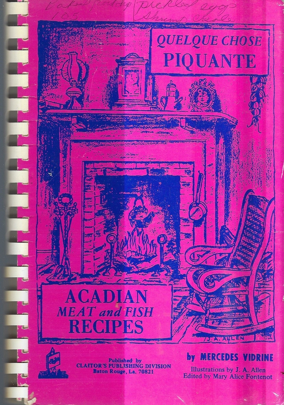 Baton Rouge Louisiana Vintage 1973 Quelque Chose Piquante Acadian Meat ...