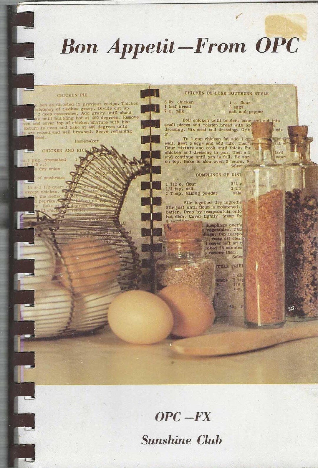 Upland California Vintage 1987 OPC-FX Sunshine Club Bon Appetit ...
