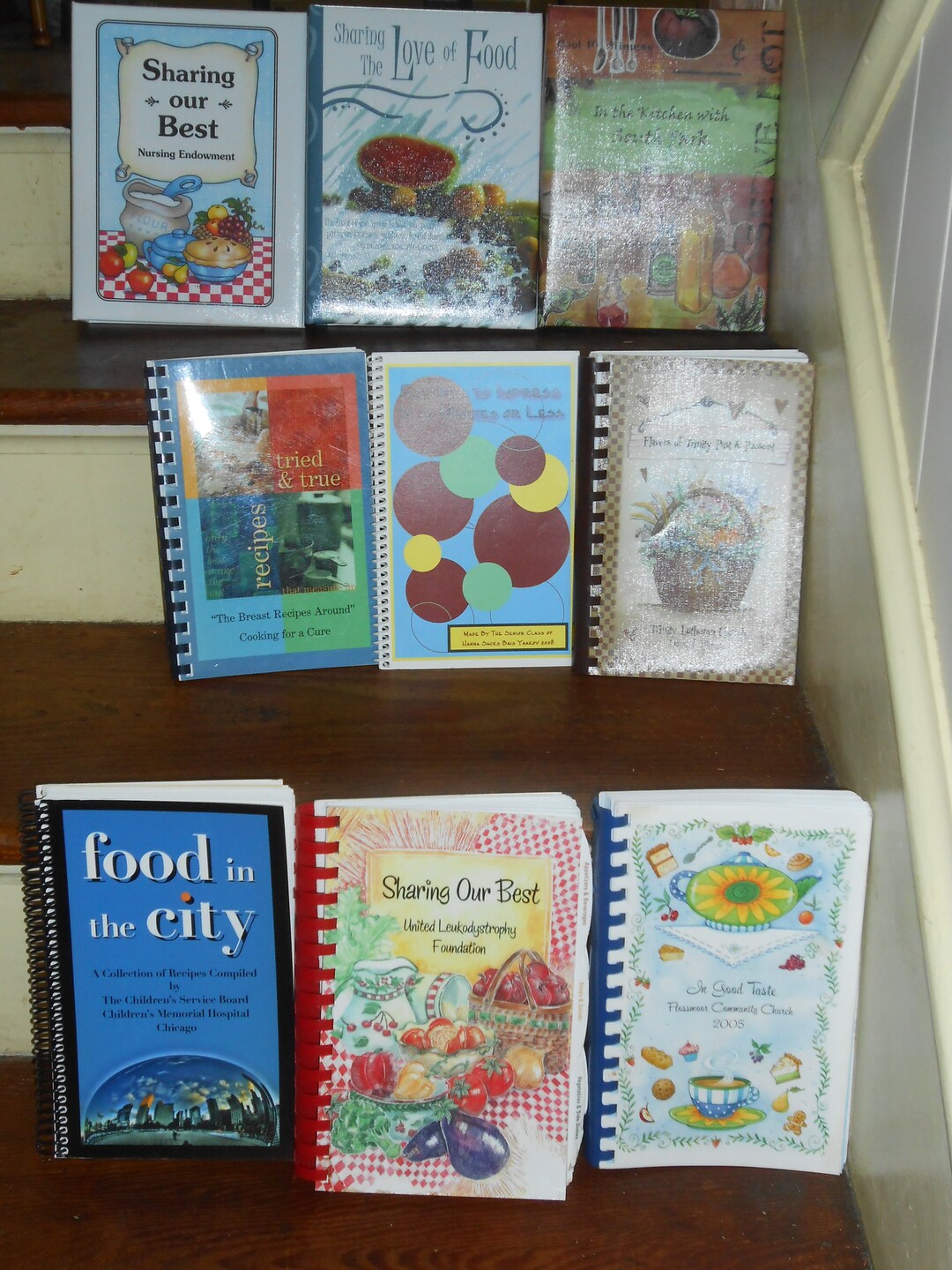 Lot of 9 Illinois Cookbooks Excellent Condition Park Range Deerfield ...