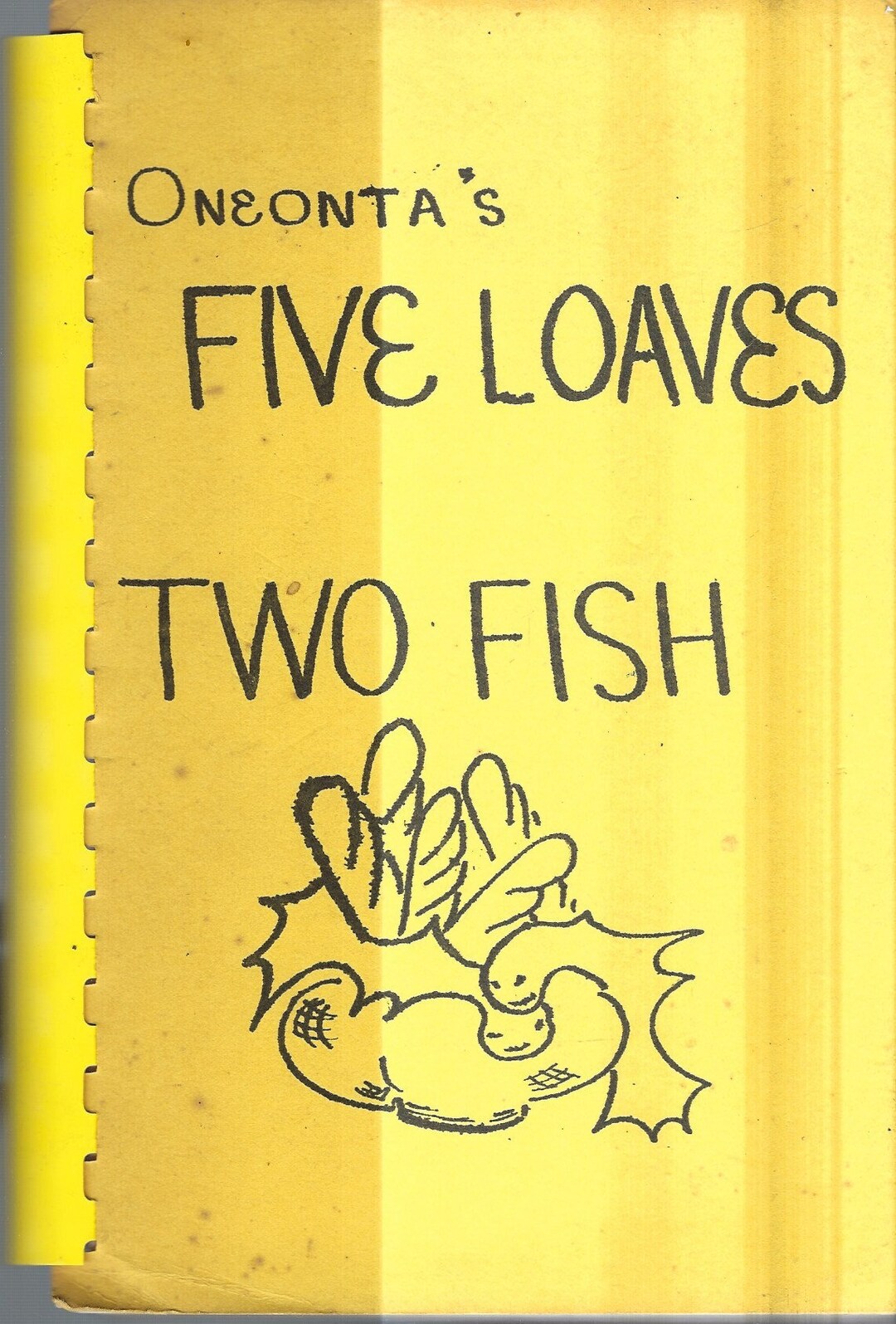 Oneonta New York Vintage 1968 Congregational Church Five Loaves Two ...