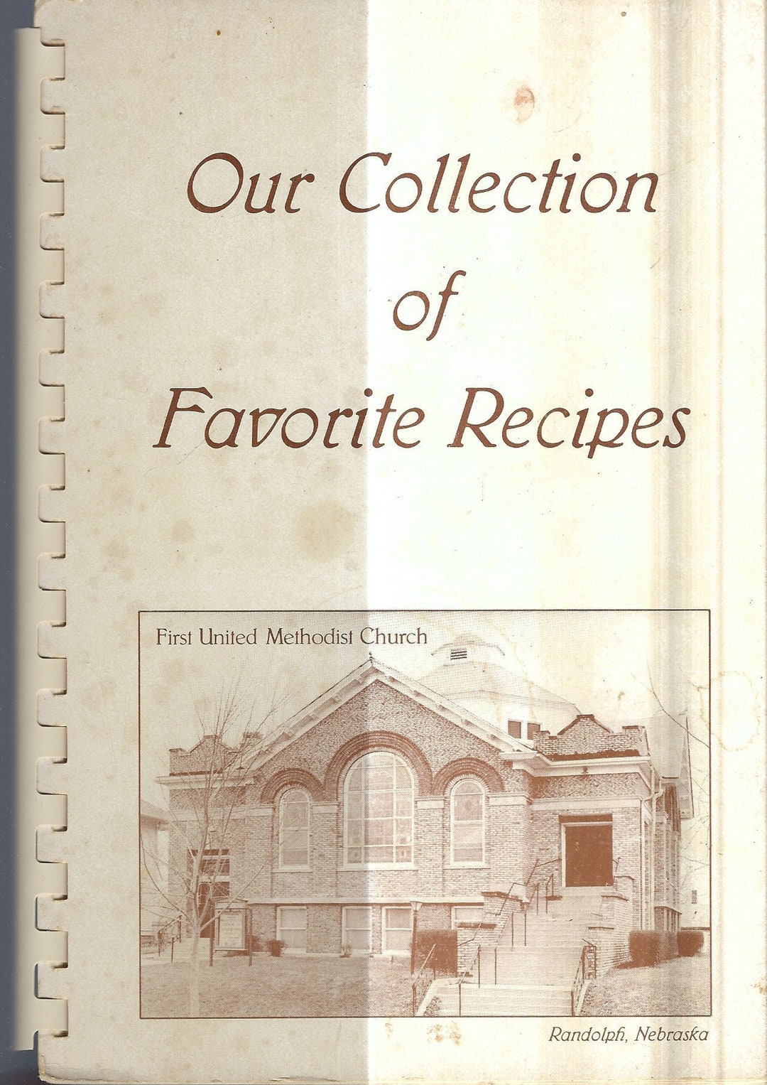 Randolph Nebraska Vintage 1984 First Methodist Church Our Collection of ...
