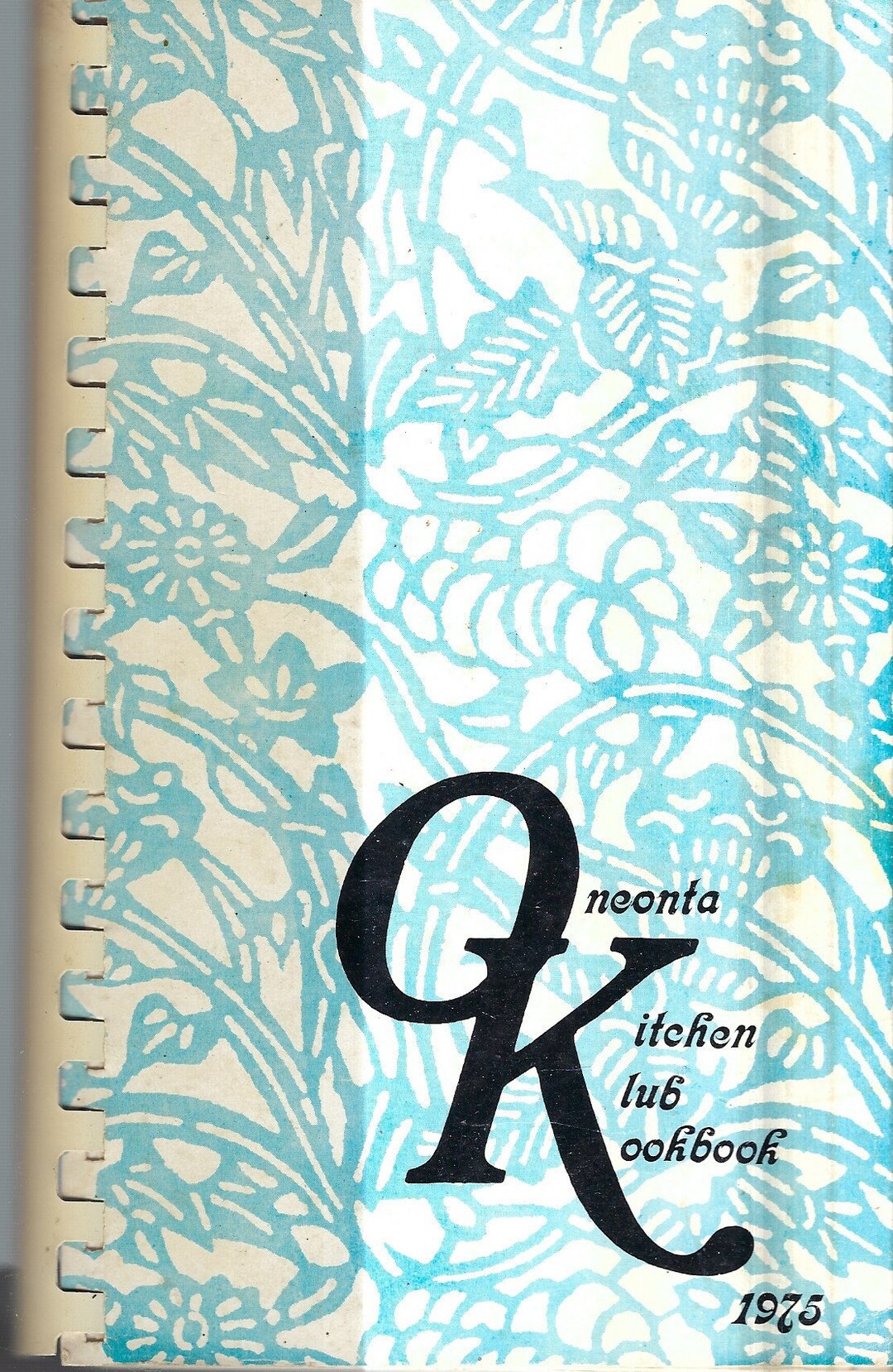 Oneonta New York Vintage 1975 Kitchen Klub Cookbook NY Community ...