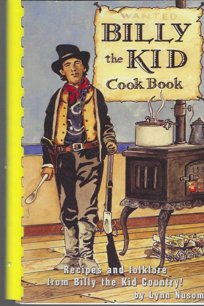 Phoenix Arizona Vintage Billy the Kid Cookbook AZ Southwestern Cowboy ...