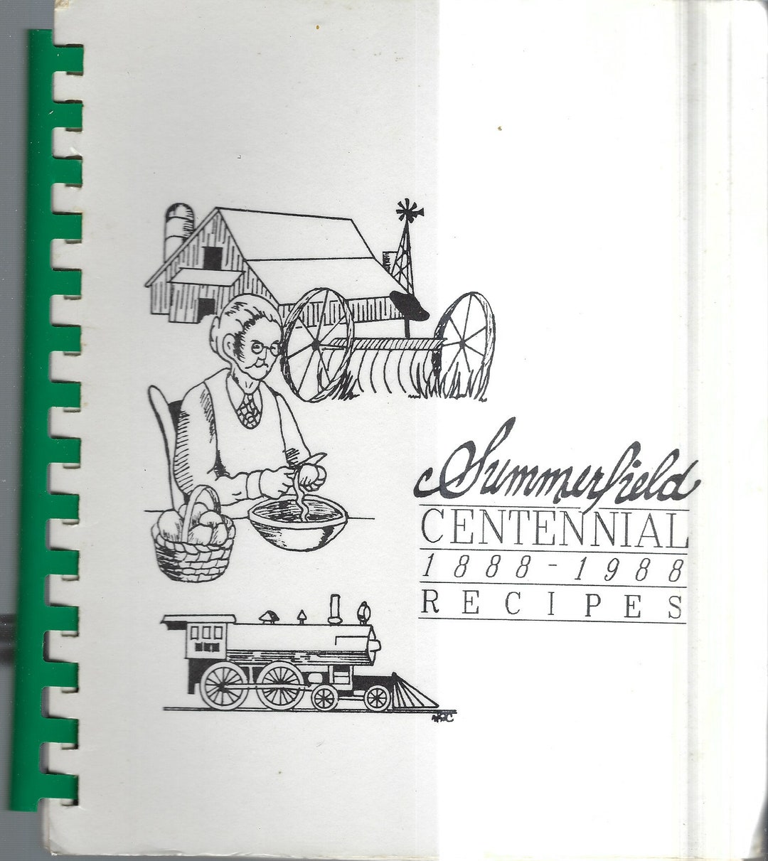 Summerfield Kansas Vintage 1988 Centennial Cookbook KS Community ...
