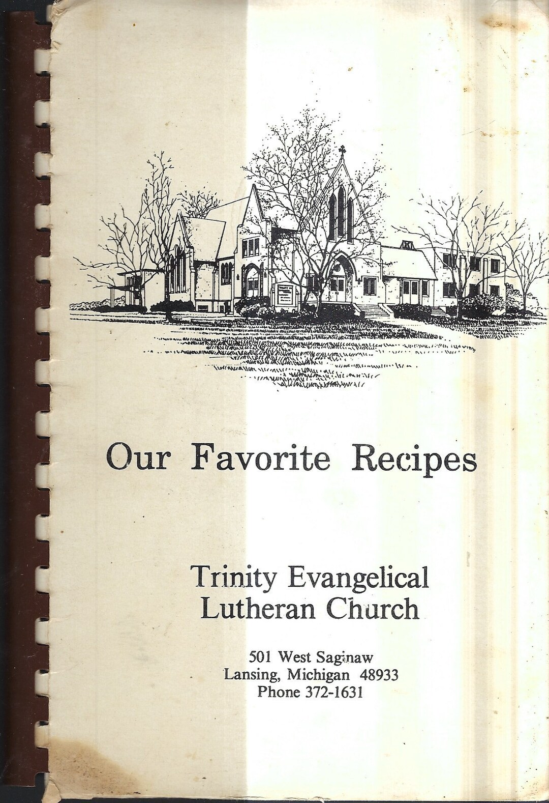 Lansing Michigan Vintage C1980 Trinity Evangelical Lutheran Church Our ...