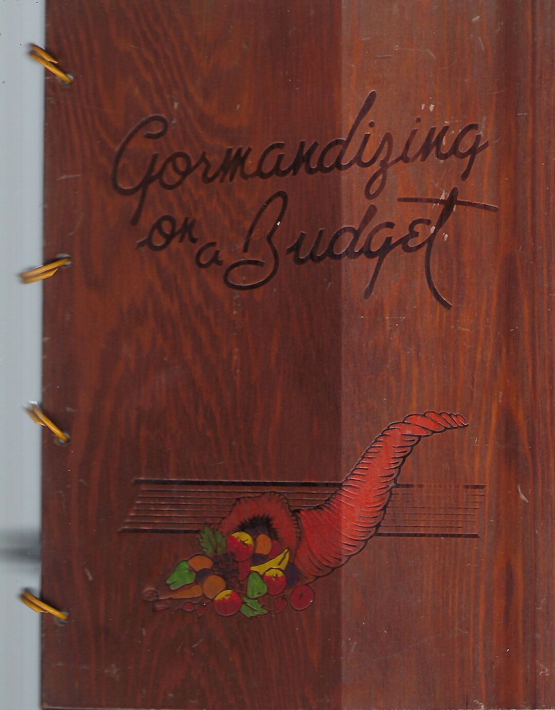 Gormandizing on a Budget Vintage 1940s Cookbook With Wooden Covers by ...