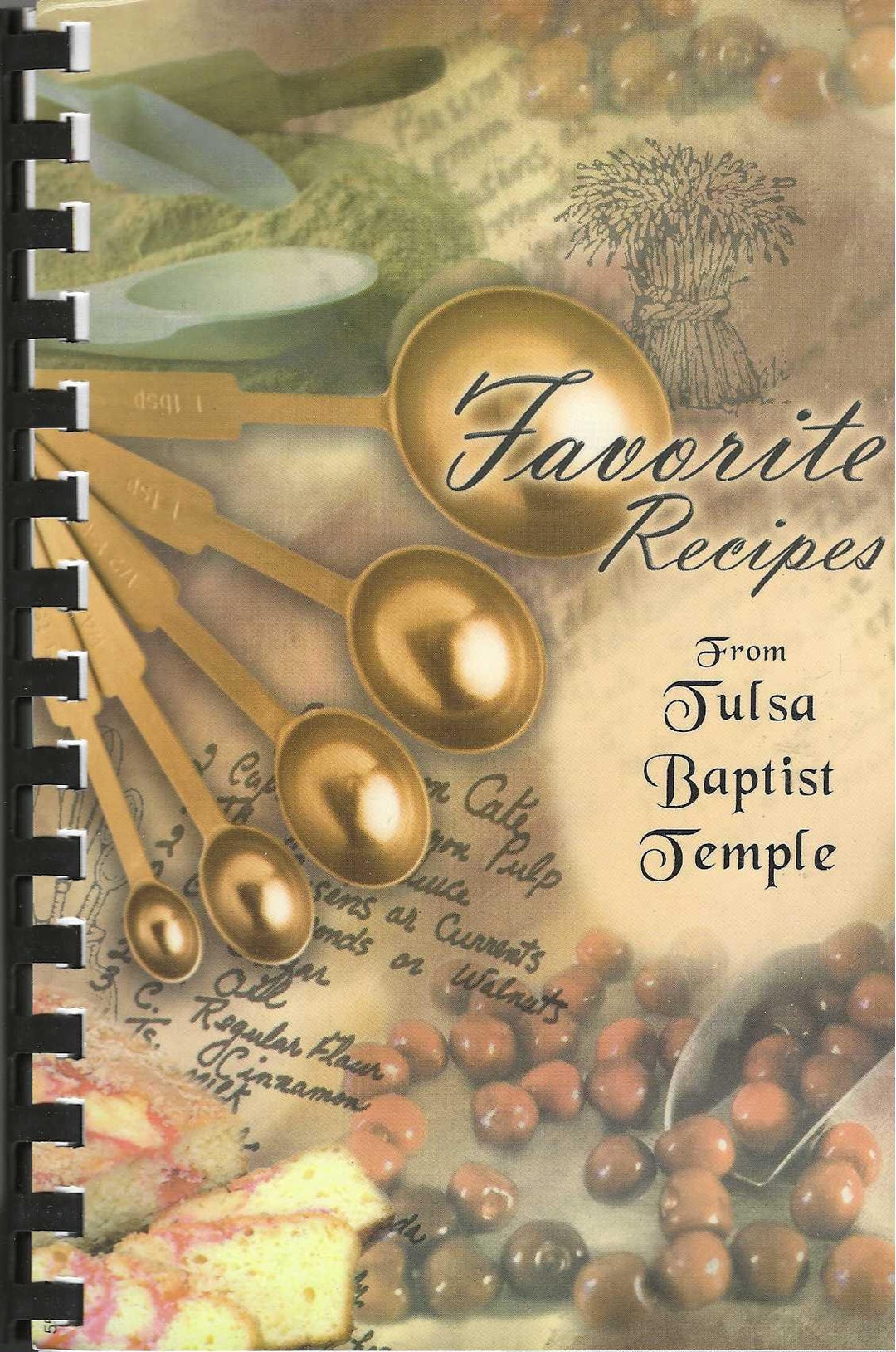 Tulsa Oklahoma Vintage Baptist Temple Church Favorite Recipes Cookbook ...
