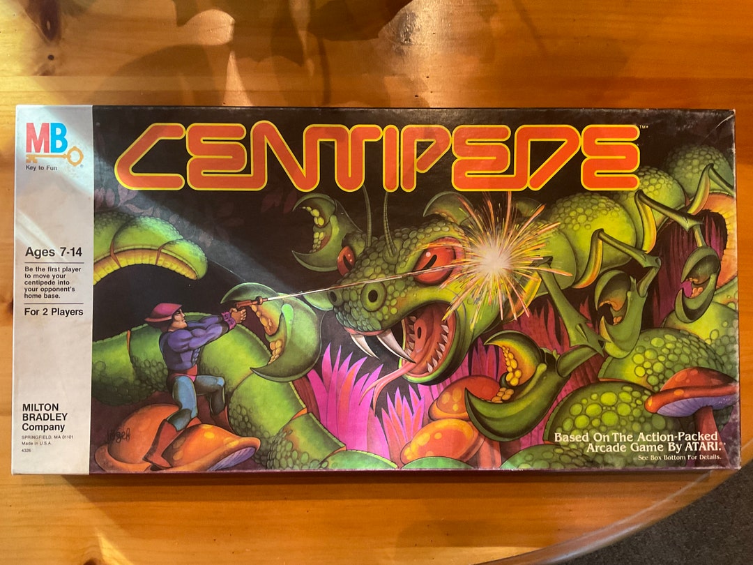 RARE Centipede Board Game Milton Bradley Almost MINT Based on the ...