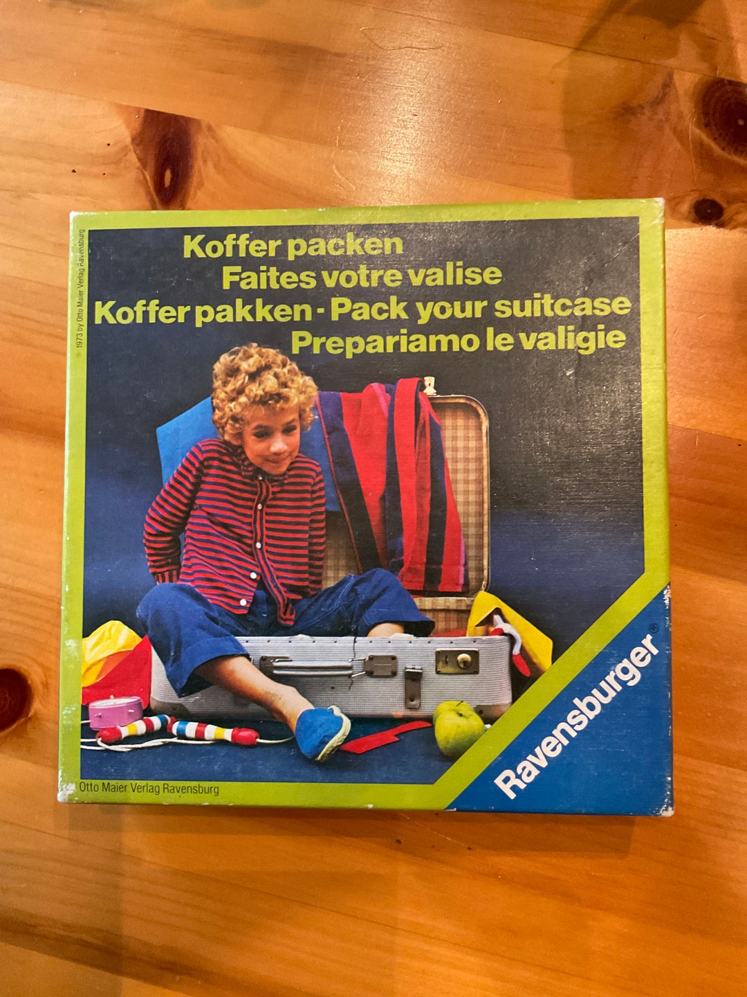 Pack Your Suitcase Vintage Memory Game by Ravensburger West Germany ...