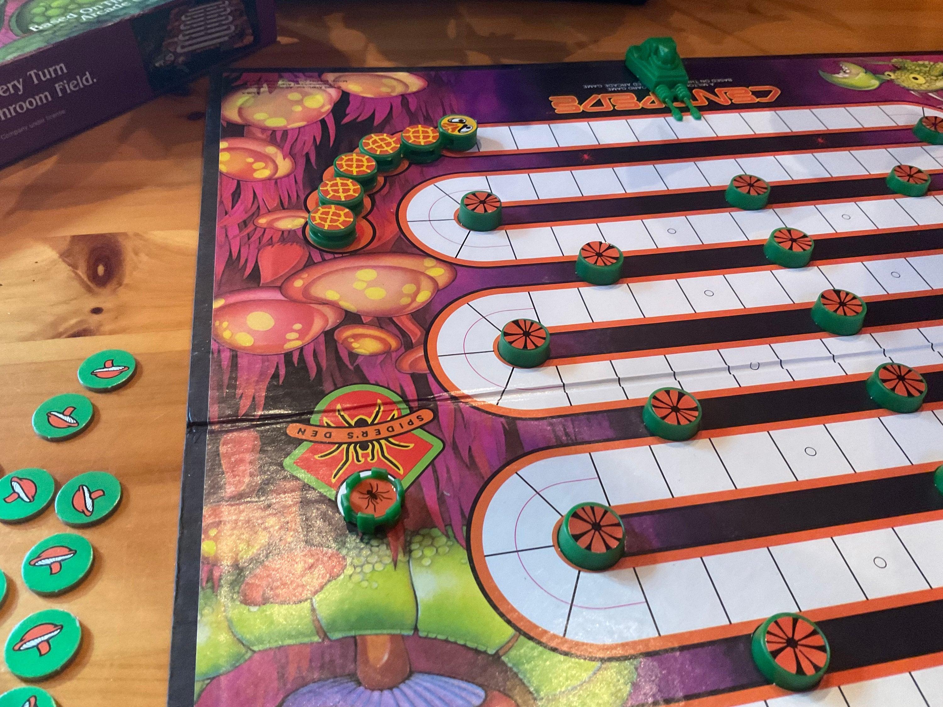 RARE Centipede Board Game Milton Bradley Almost MINT Based on the ...