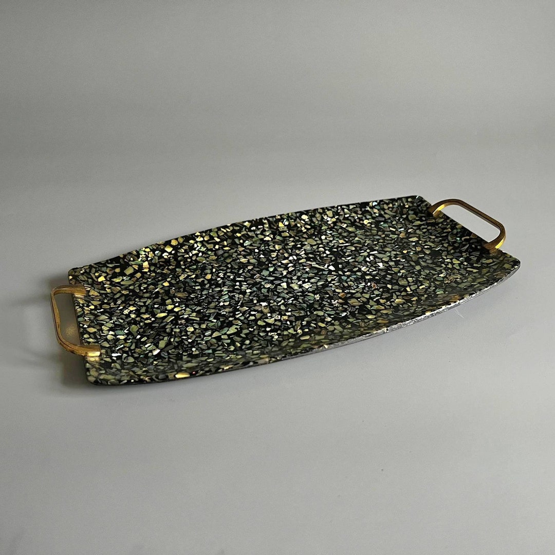 Vintage 1960s Paua Shell Trinket Dish Tray New Zealand Decor - Etsy