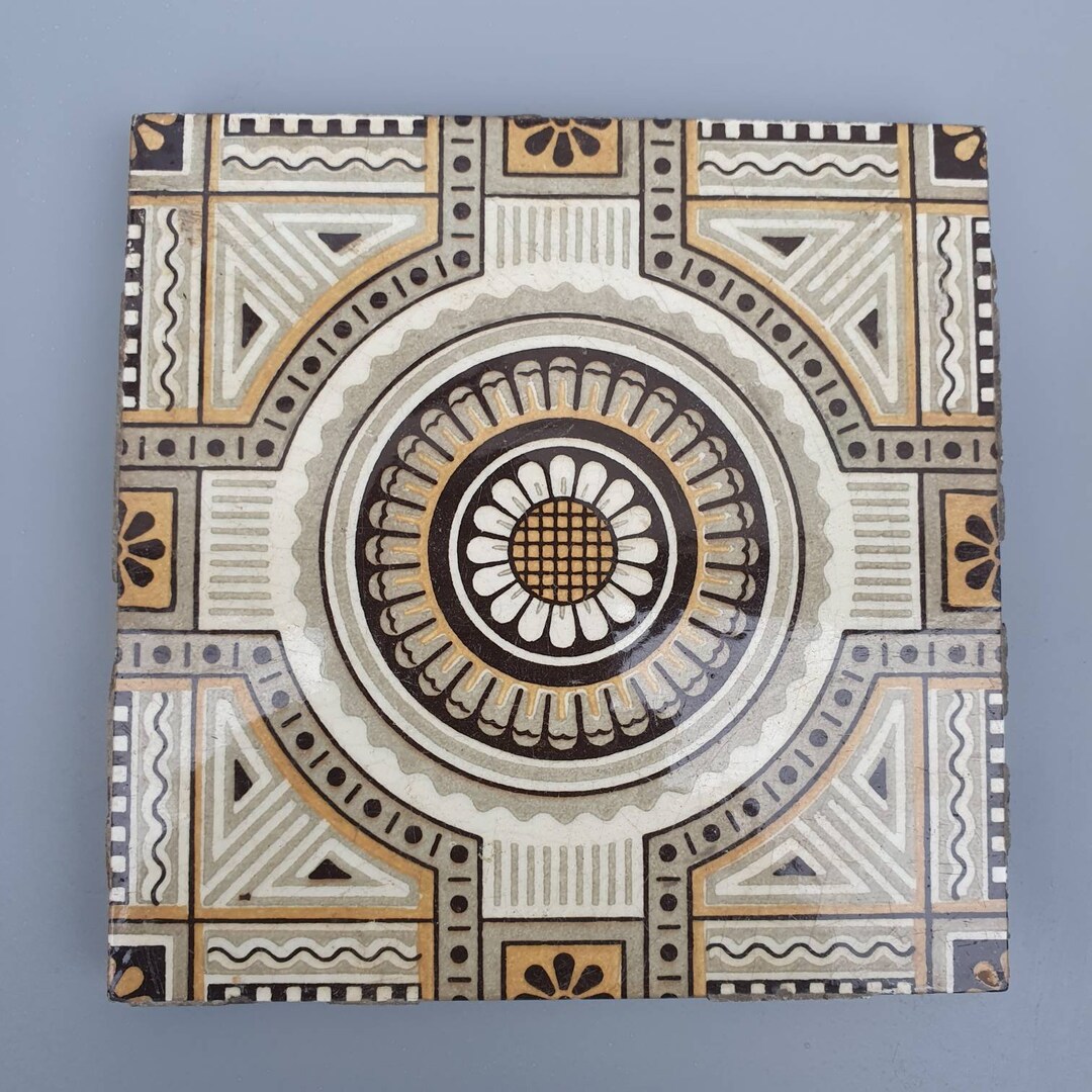 Antique Arts and Crafts Minton Tile 1890 Classical Antique Tile ...