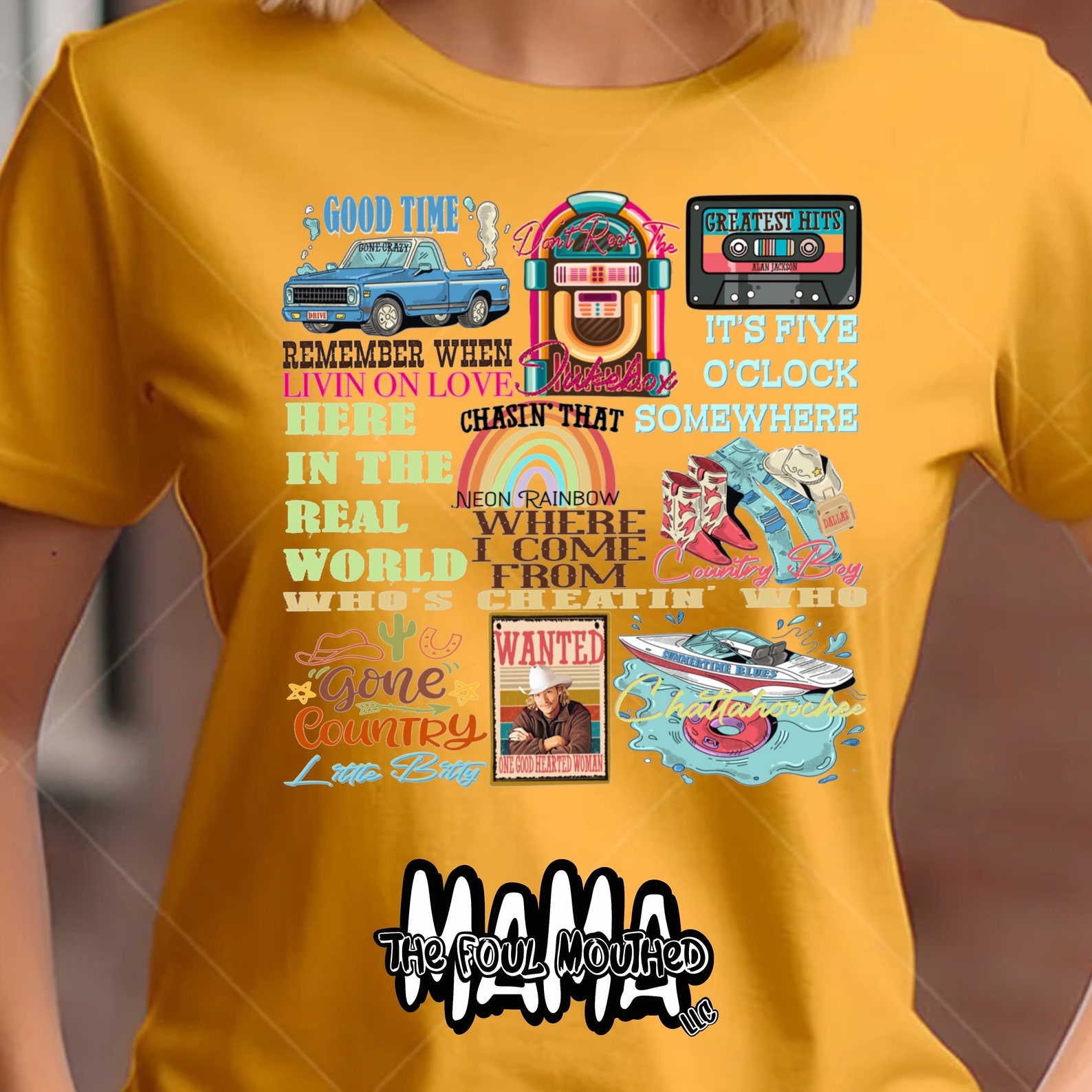 Alan Jackson Greatest Hits | Simplified Version | Png | for T Shirts ...