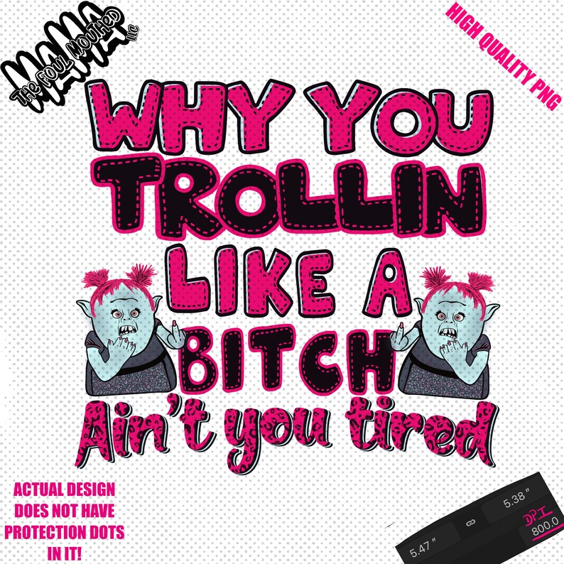 Not Like Us Why You Trollin you Also Get the Troll for FREE Png High ...