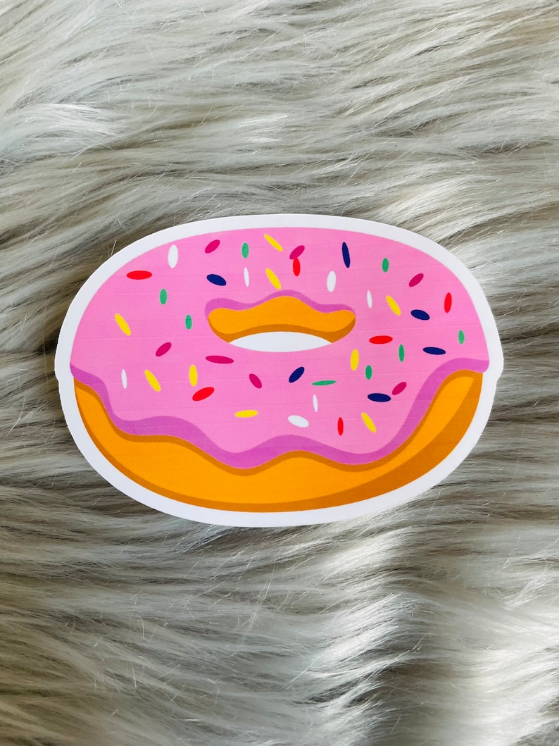 Dunkin Stickers Donuts Coffee Hot Iced Sprinkles - Etsy