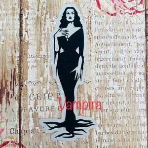 Horror Queens Stickers! Elvira Morticia Vampira Horror Movie Shows ...