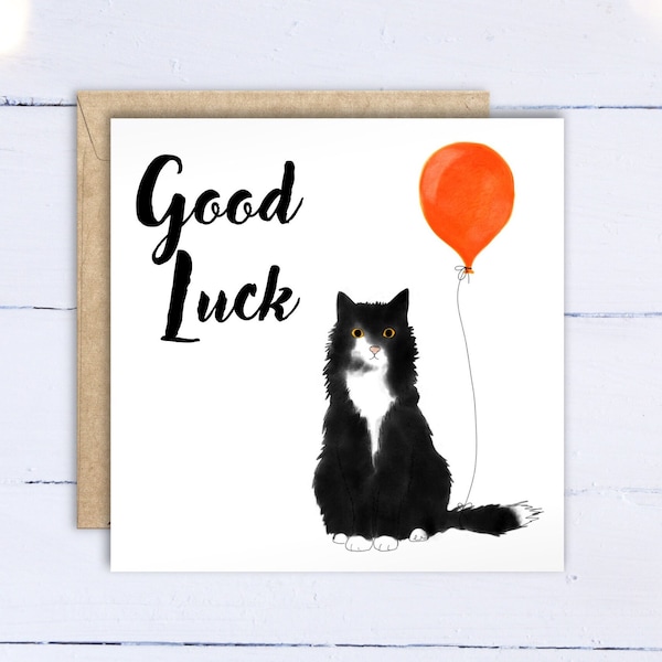 Good Luck Card - Etsy