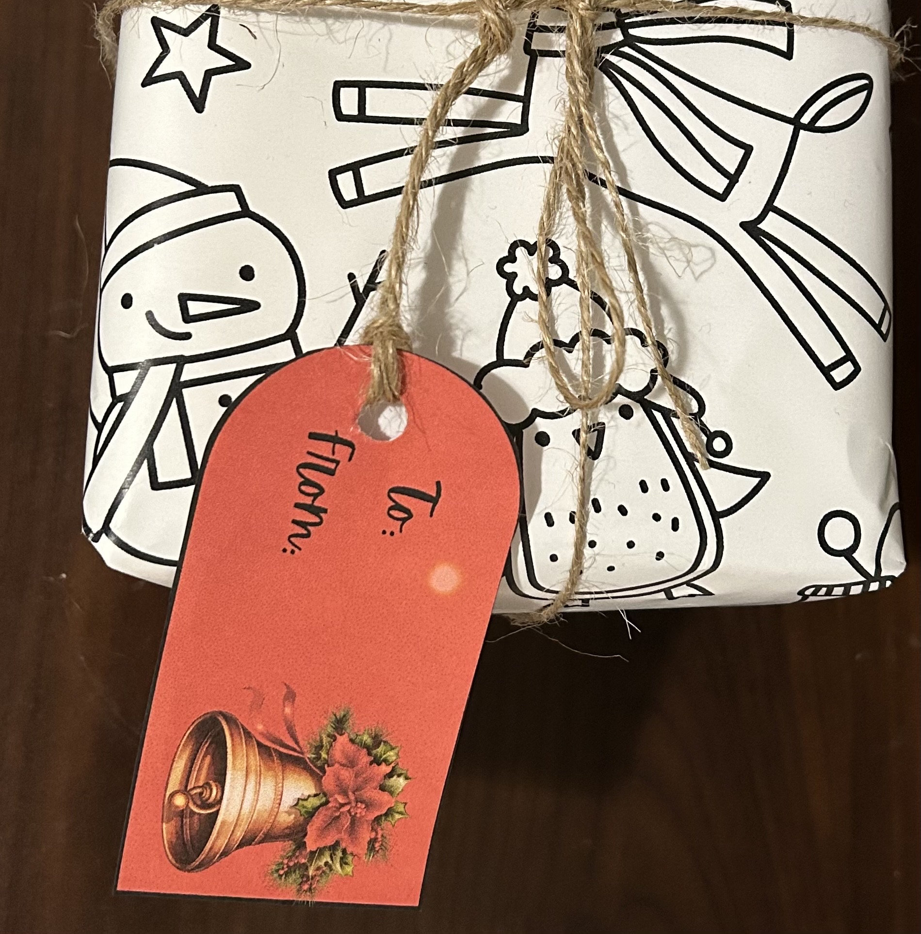 5 Christmas Gift Tag Bundle - Etsy