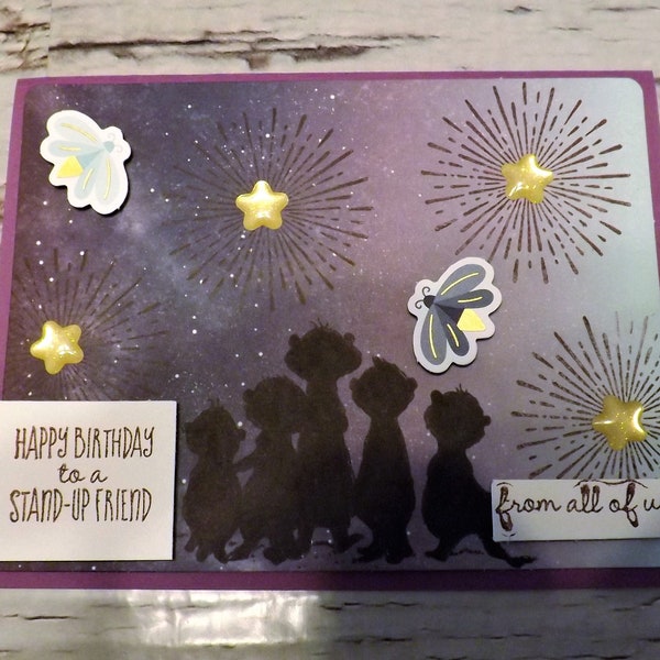 Chipmunk Birthday Card - Etsy