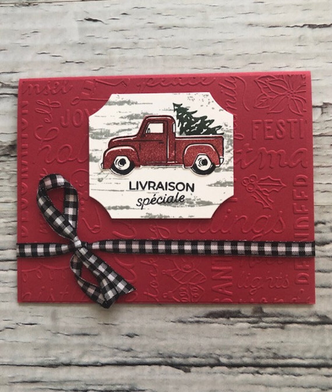 FRENCH Handmade Christmas Cards Cartes De Noel En Français - Etsy