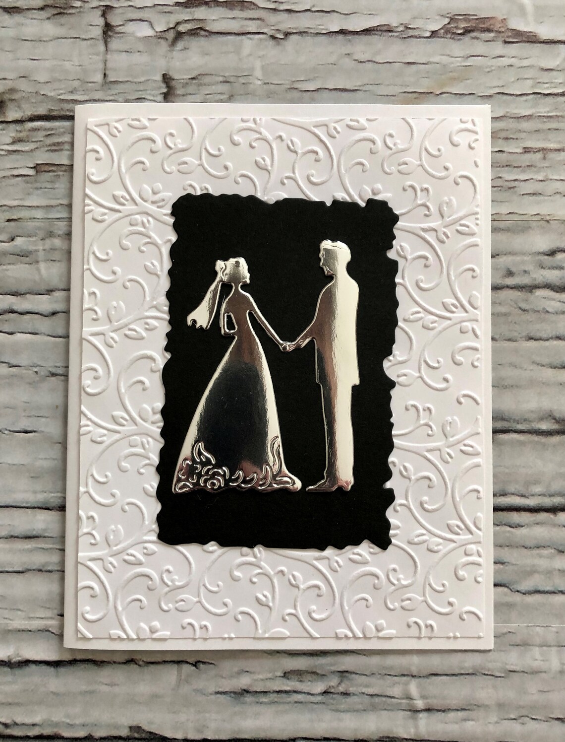 FRENCH Handmade Wedding Card, Carte De Mariage En Français - Etsy