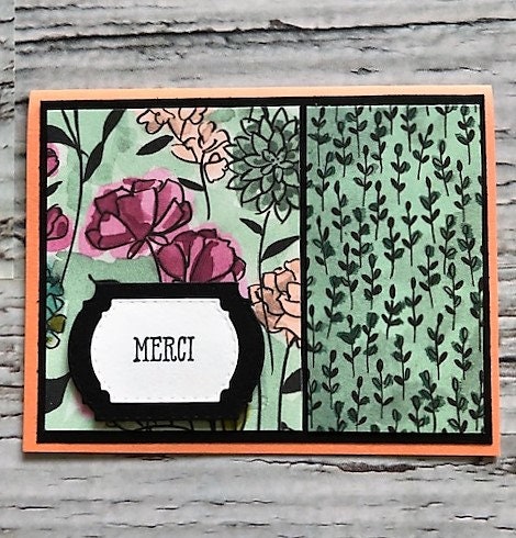 FRENCH Handmade Thank You Card, Carte De Remerciement En Français, Card ...