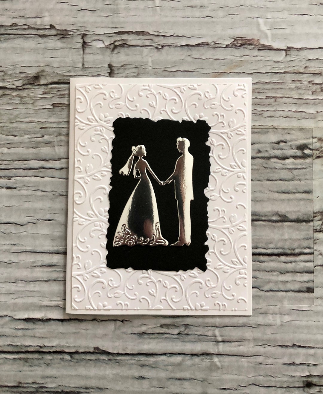 FRENCH Handmade Wedding Card, Carte De Mariage En Français - Etsy