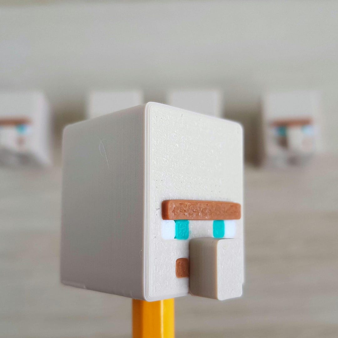 Villager Look a Like Minecraft Pencil Topper Pen Topper – Party Favors ...