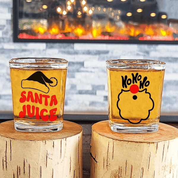 Christmas Shot Glass - Etsy