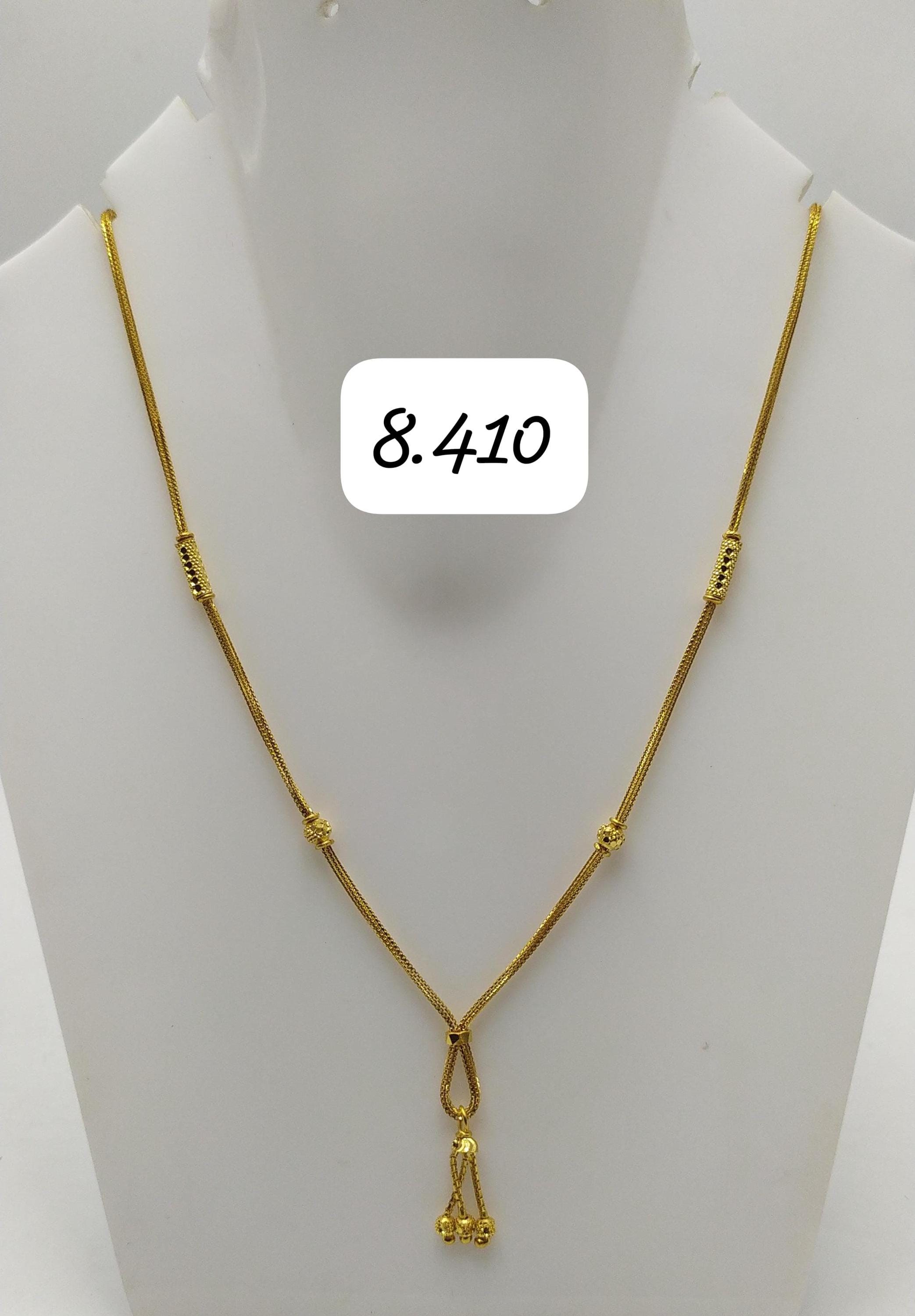 Light weight gold chain with pendant store