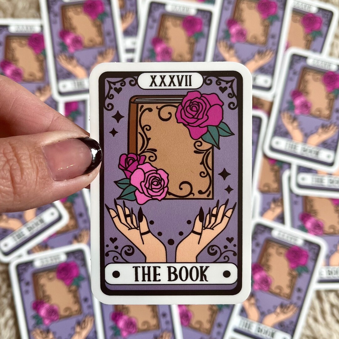 The Book Tarot Card Sticker - Etsy
