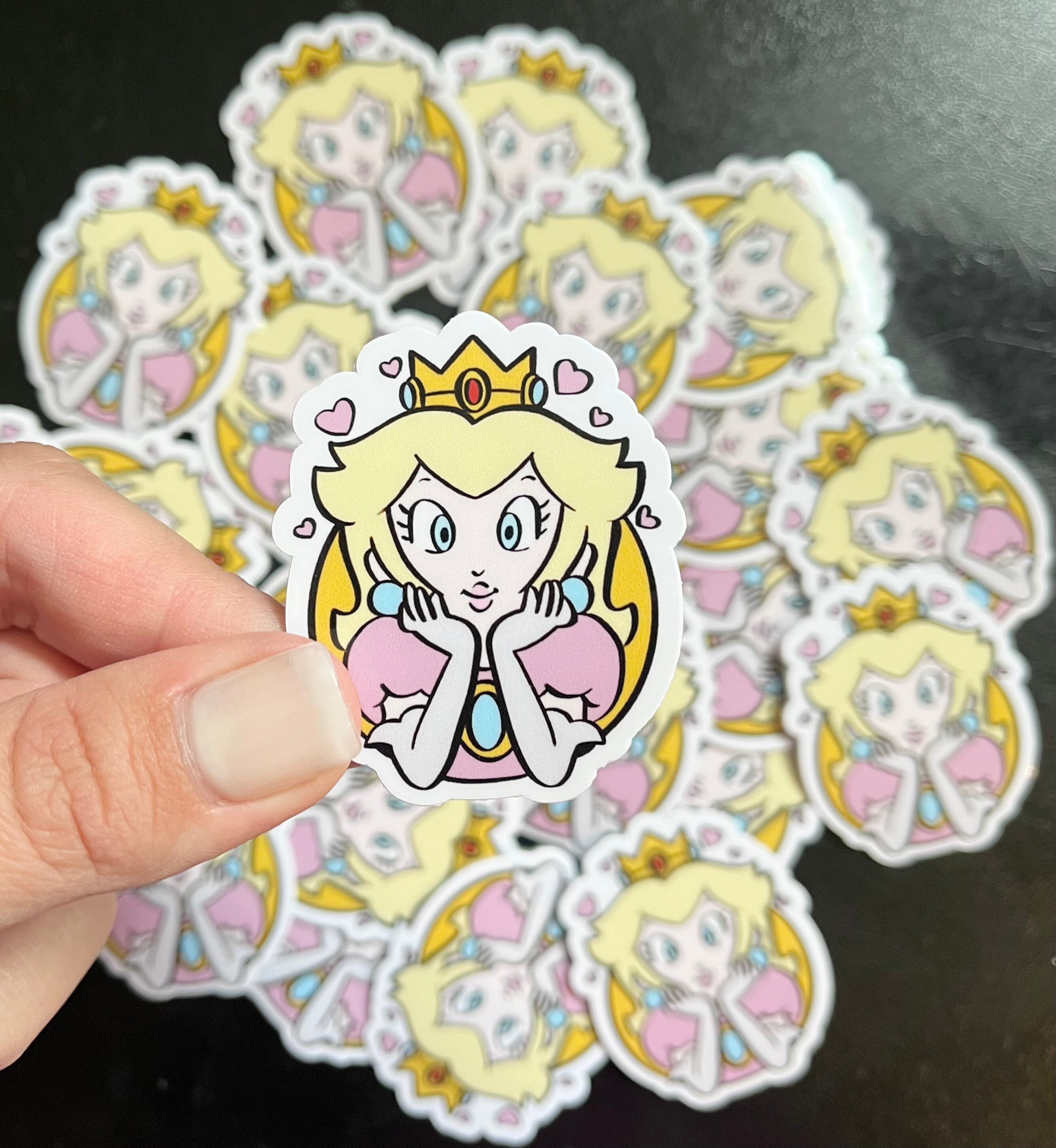 Princess Peach Sticker - Etsy