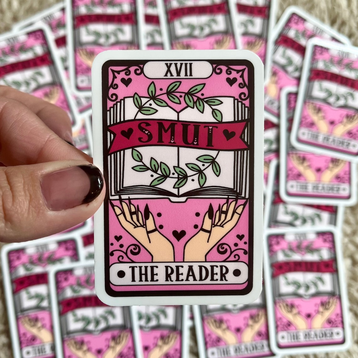 The Reader Tarot Card Sticker - Etsy