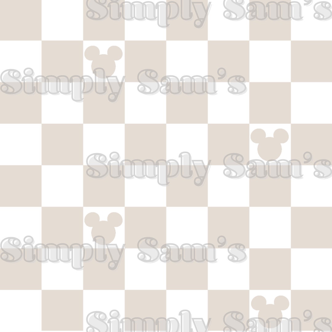 Large Light Neutral Checkered Digital Download - Etsy