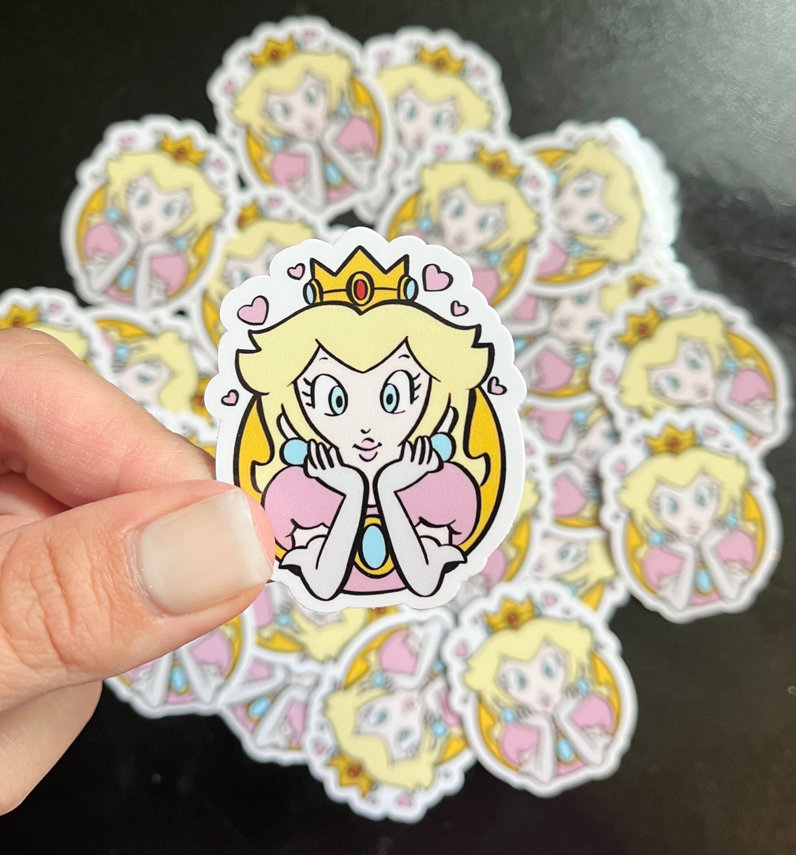 Princess Peach Sticker - Etsy