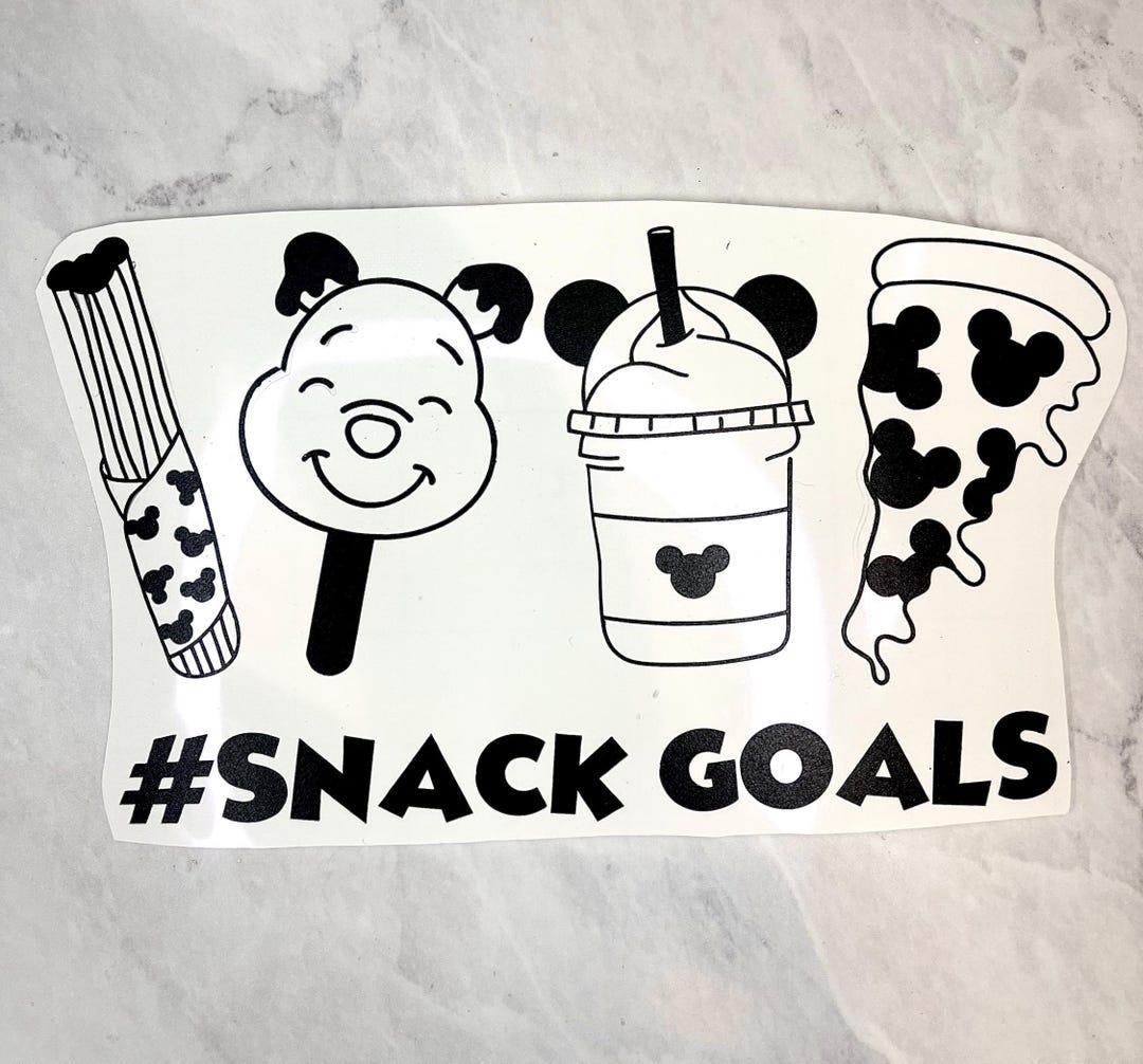 Disney Treats and Snacks Decal Disneyland Decal Disney Food Disney ...