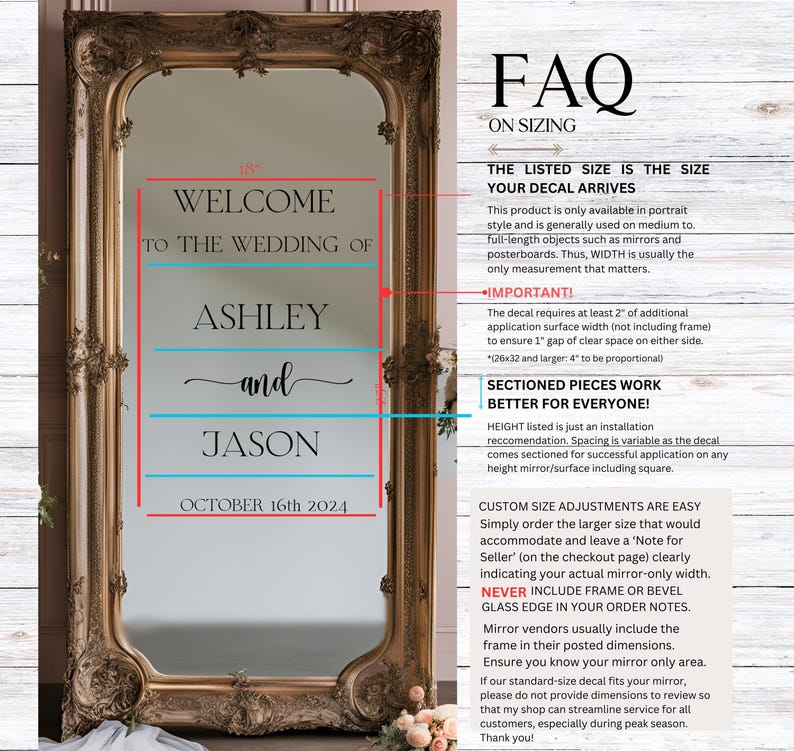 Custom Wedding Welcome Entry Sign, Welcome Wedding Signs, Custom Vinyl ...