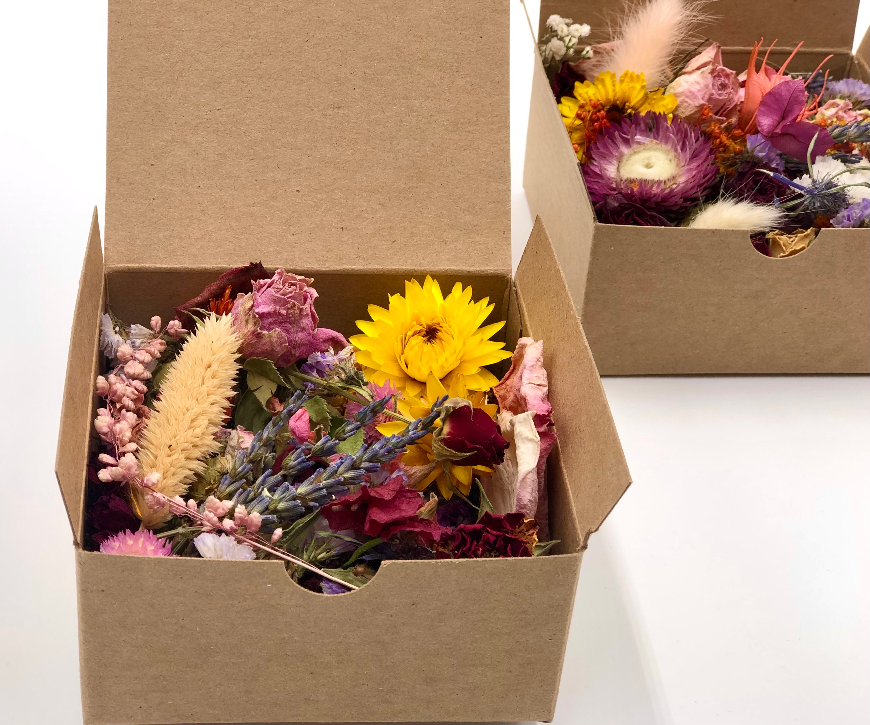 Dried Flower Colorful Craft Box, Mixed Dried Flowers Confetti ...