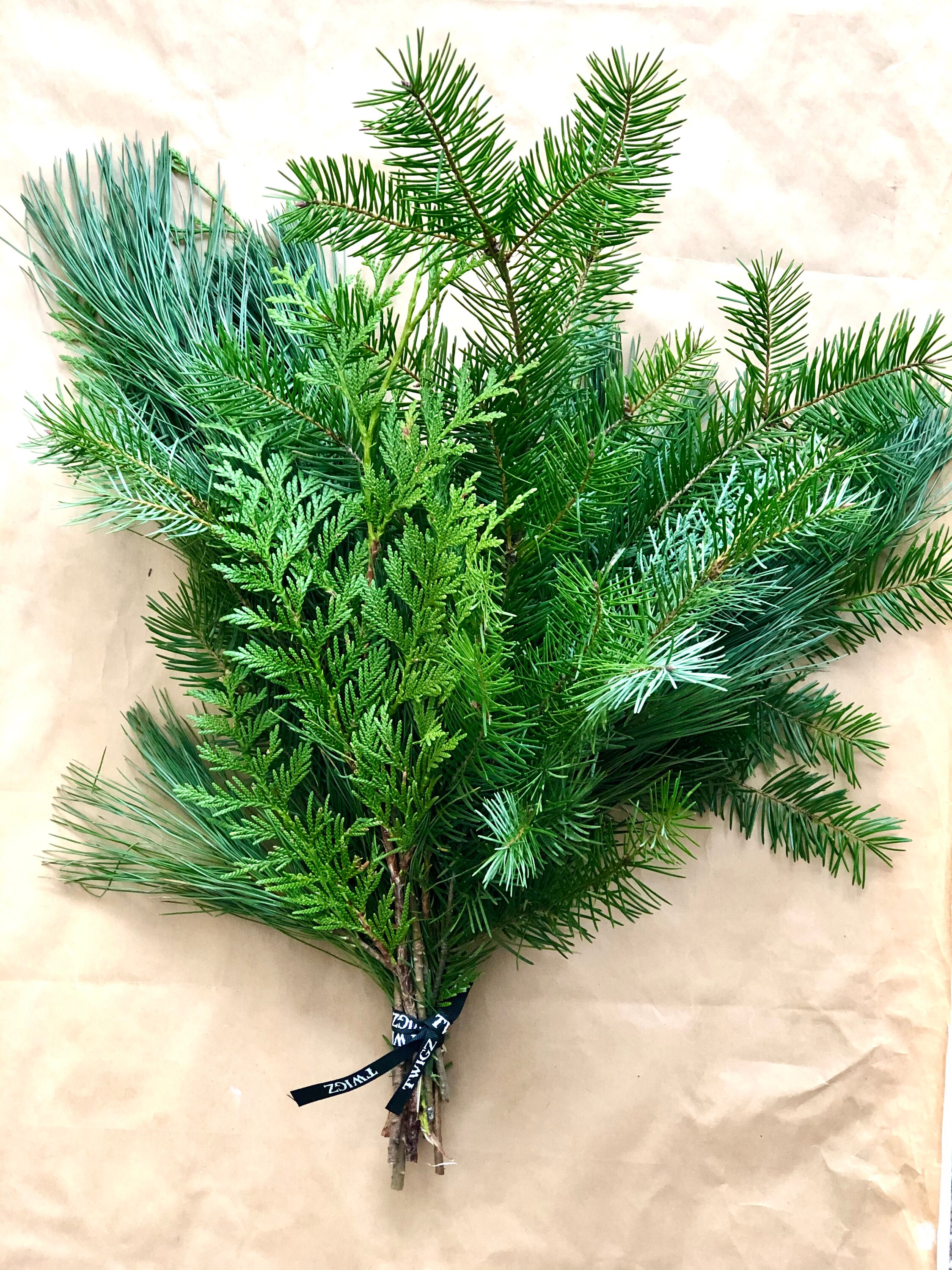 Fresh Mixed Christmas Evergreens Bundles for Holiday Decor - Etsy